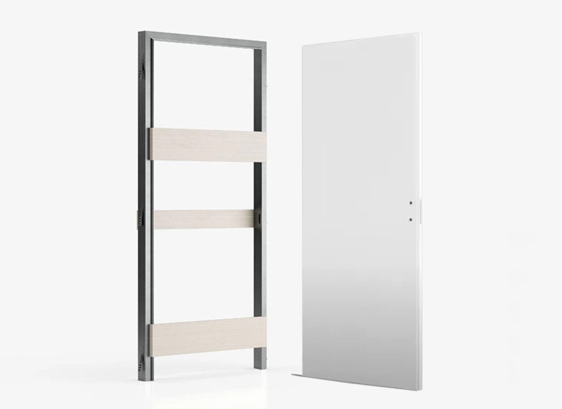 Absolute Swing door system with door panel | BestFix-Schuifdeursystemen | BestFix